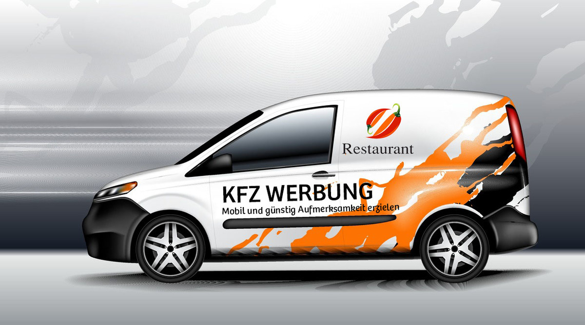 Werbung auf Firmen­fahrzeugen ⋆ Heinzmann Druck GmbH
